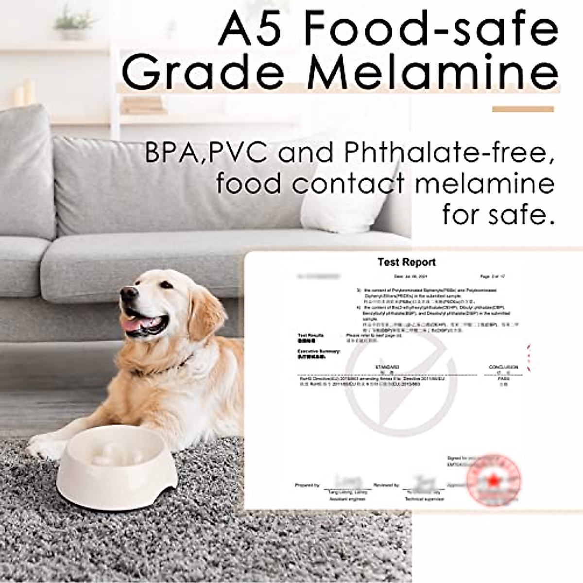 SUPERDESIGN Dog Slow Feeder Bowl 1/2 Cup Slow Feeding Dog Cat Bowls Slow Down Dog Bowl for Small Medium Large Breed Fun Feeder Slow Bowl Gulping Puppy Slow Feeder Bowl for Dry Wet Raw Food Non-Slip