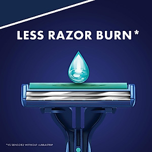 Gillette Sensor2 Plus Pivoting Head Men's Disposable Razors, 10 Count