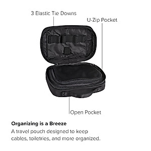 TUMI - Luggage Accessories Pouch - Travel Toiletry Bag for Men and Women - Small - Black