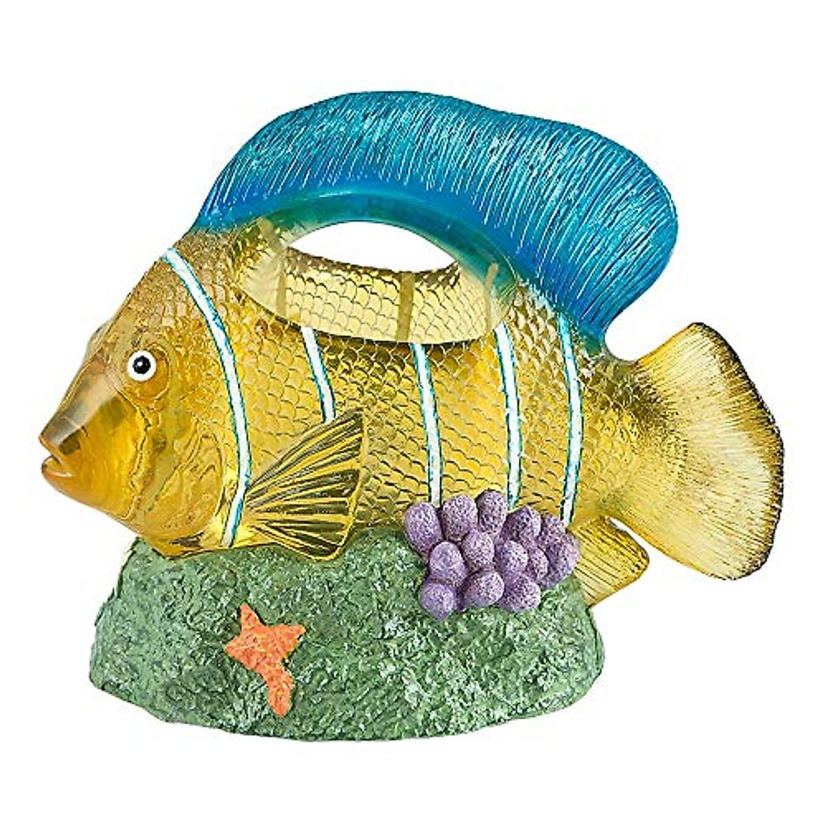 Under The Sea Lotion Pump/Toothbrush Holder/soap Dish/Wastebasket 4pc Set 4 Piece Animal Print Casual Resin Multi-Size