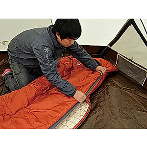 Snow Peak Ofuton Sleeping Bag - Versatile Camping Sleeping Bag for Cold Weather & Warm Sleeping - Comfortable & Durable Camping Equipment - Wide
