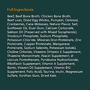 Made by Nacho Wet Cat Food, Grass-Fed, Grain-Finished Minced Beef in Bone Broth for Extra Hydration, (10 Pack)