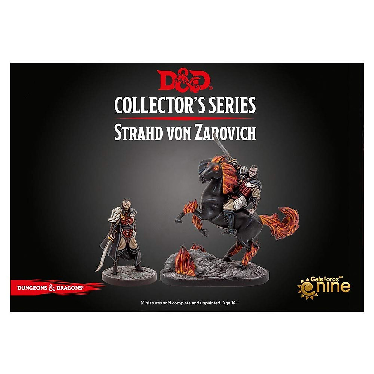 Gale Force Nine Strahd Foot & Mounted (2 figs), Multicolor