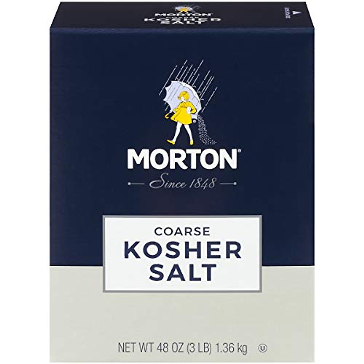 Morton Coarse Kosher Salt, 3 lbs. (pack of 2)