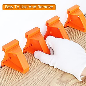 30 Pieces Flooring Spacers, Laminate Wood Flooring Tools Installation Kit with 1/4" & 1/2" Gap for Vinyl Plank, Laminate Wood, Hardwood & Floating Floor Installation