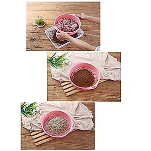 Ruiwaer 2PCS Plastic Mesh Screen and Shovel Kit Sifting Pan Garden Potting Sieve