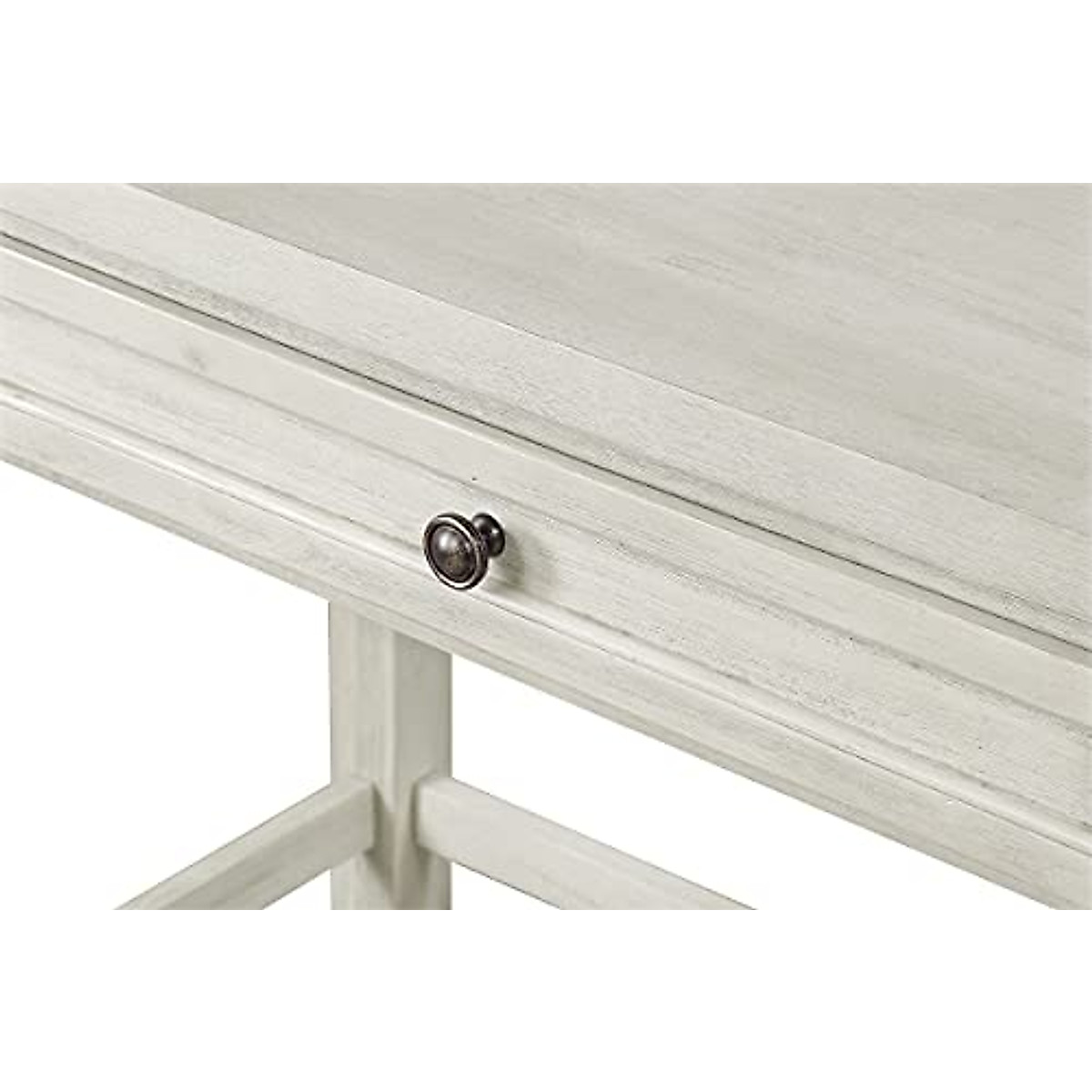 OSP Home Furnishings Baton Rouge Traditional Home Office Writing Desk, Champagne Oak Finish