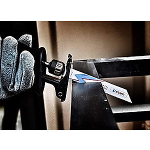 EZARC 10-Piece Reciprocating Saw Blade Set, M42 Bi-Metal Demolition Sawzall Blade Set, Metal & Wood Cutting Saw Blades