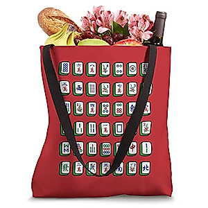 Mahjong Game Tiles Randomly Arranged. It's Mahjong Time! Tote Bag