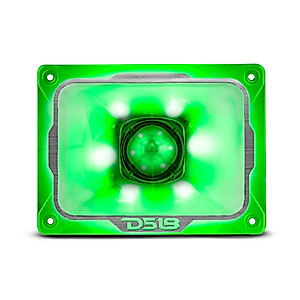 DS18 PRO-TW5L RGB Alluminum Super Bullet Tweeter - 1.5" Voice Coil, Polycarbonate Body and Bullet, 500W Max, 250W RMS, 4 Ohms, Built in Crossover - PRO Tweeters are The Best. 1 Speaker