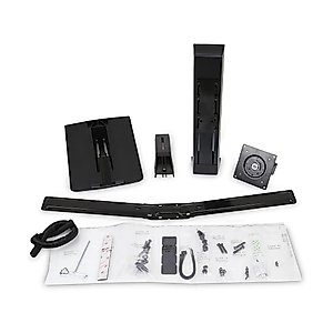 Ergotron – WorkFit Monitor and Laptop Kit – for Monitors Up to 24 inches, 6 to 16 lbs – Add-on for WorkFit-T, WorkFit-TL, WorkFit-TX and WorkFit Corner – Black
