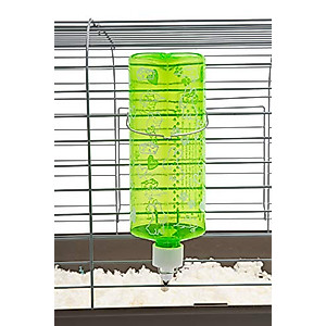 Lixit Critter Bright Water Bottles for Hamsters, Rabbits, Chinchillas, Ferrets, Guinea Pigs and Other Small Animals. (32 Ounce Pack of 1, Assorted)