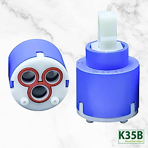 K35A Faucet Cartridge, Replacement Cartridge Compatible with La Torre, Gerber, Danze & Moen, Single Lever Shower Tub Repair, Tub Faucet Cartridges, Kitchen & Bathroom Faucet Cartridge Replacement