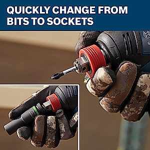 BOSCH GXL18V-901B25 18V 9-Tool Combo Kit 2-In-1 Bit/Socket Impact Driver, Hammer Drill/Driver, Recip Saw, Circ Saw, Oscillating Tool, Angle Grinder, Vacuum, Worklight, (2) CORE18V 4 Ah Batteries