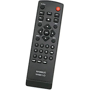 NH000UD NH001UD Replace Remote Control for Emerson TV Remote and for Sylvania TV Remote LC220SL1 LC190SL1 LC320SL1 LC320SLX LC195SLX LC190EM1 LC190EM2 LC195EMX LC220EM1 LC220EM2 LC260EM1 LC260EM2