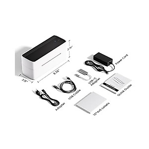 Memoqueen Shipping Label Printer 4X6 - Bluetooth Thermal Label Printer for Small Business and Shipping Packages