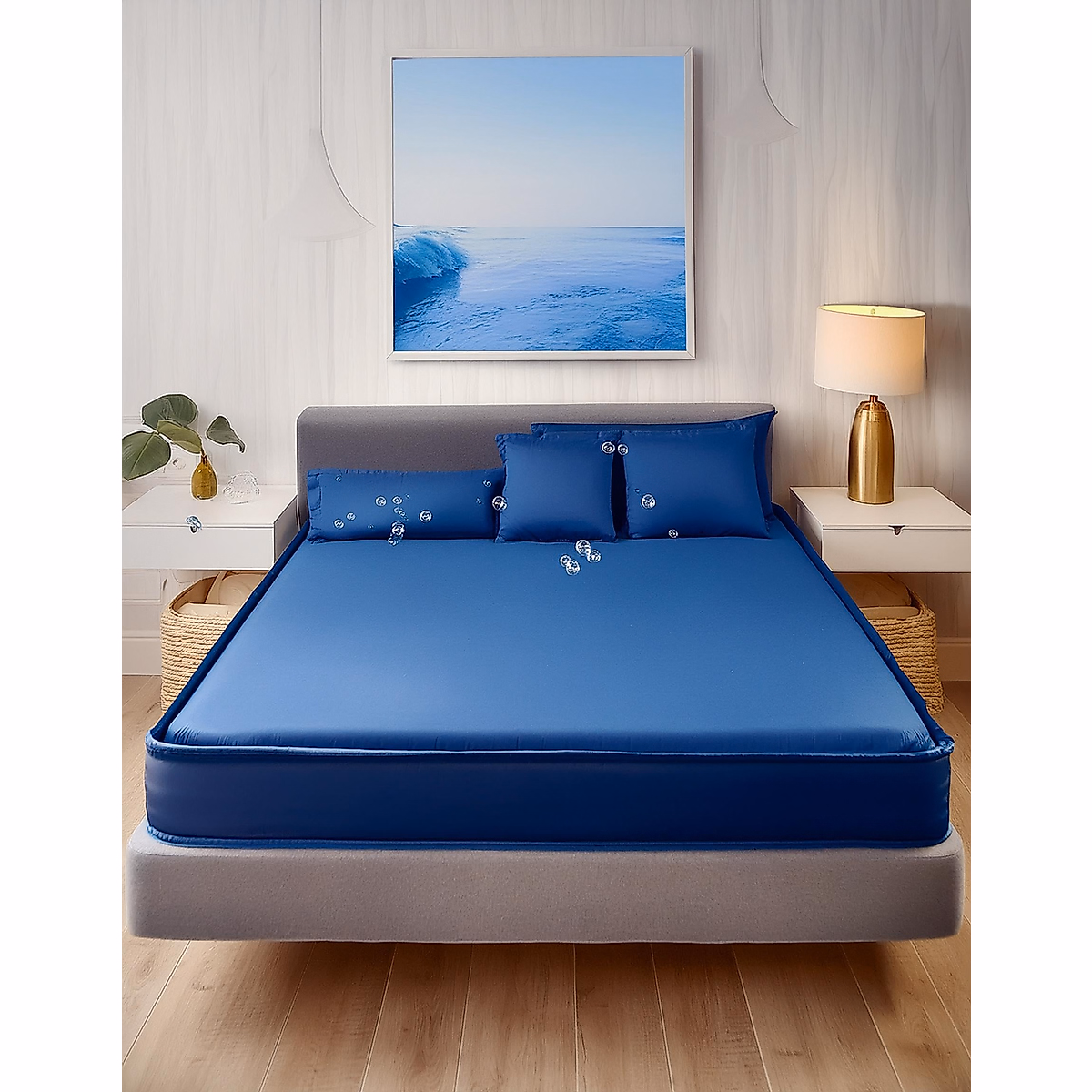 Mielmooncare 10-Inch Waterproof No-Springs Bed Mattress Eco-Barrier,Clean&Body,Supportive Spinal,Indoor-Outdoor Friendly,Flippable,One Breeze Comfort (10", Queen 60"x80")