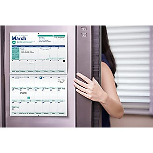 2024 Amy Knapp's Big Grid Family Organizer Wall Calendar: 17-Month Giant Fridge Calendar for Mom with 175+ Stickers (Hanging Family Plan Calendar, Thru December 2024)