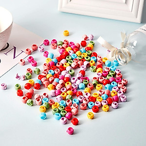 WILLBOND Hair Clip, 300 Pieces Mini Hair Claw Clips for Braids for Girls, Mini Hair Beads Rainbow Tiny Plastic Jaw Clips for Women