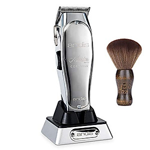 Andis Professional Master Cordless Lithium-Ion Clipper (12470) - Bundled with KEPSE Neck Duster