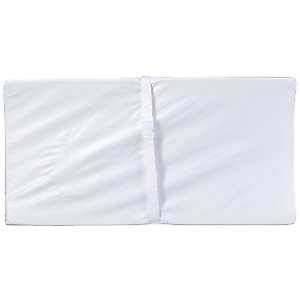 Colgate Mattress 2-Sided Contour - GREENGUARD Gold Certified Changing Pad Featuring Firm Foam Ridges for Support, Ridgid Fingerboard Support Board, and Safety Strap