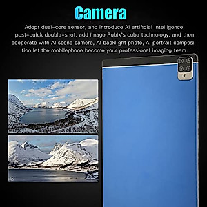 128GB Tablet, HD Tablet 10 Core CPU 100‑240V 6GB 128GB 10.1 Inch 8800mAh (US Plug)