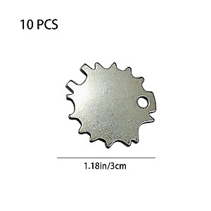 10 Pcs Scissors Tension Adjuster Universal Tension Key Professional Shears Adjust Tightening Tension Key for Scissors and ShearsUniversal Screw Key Tool