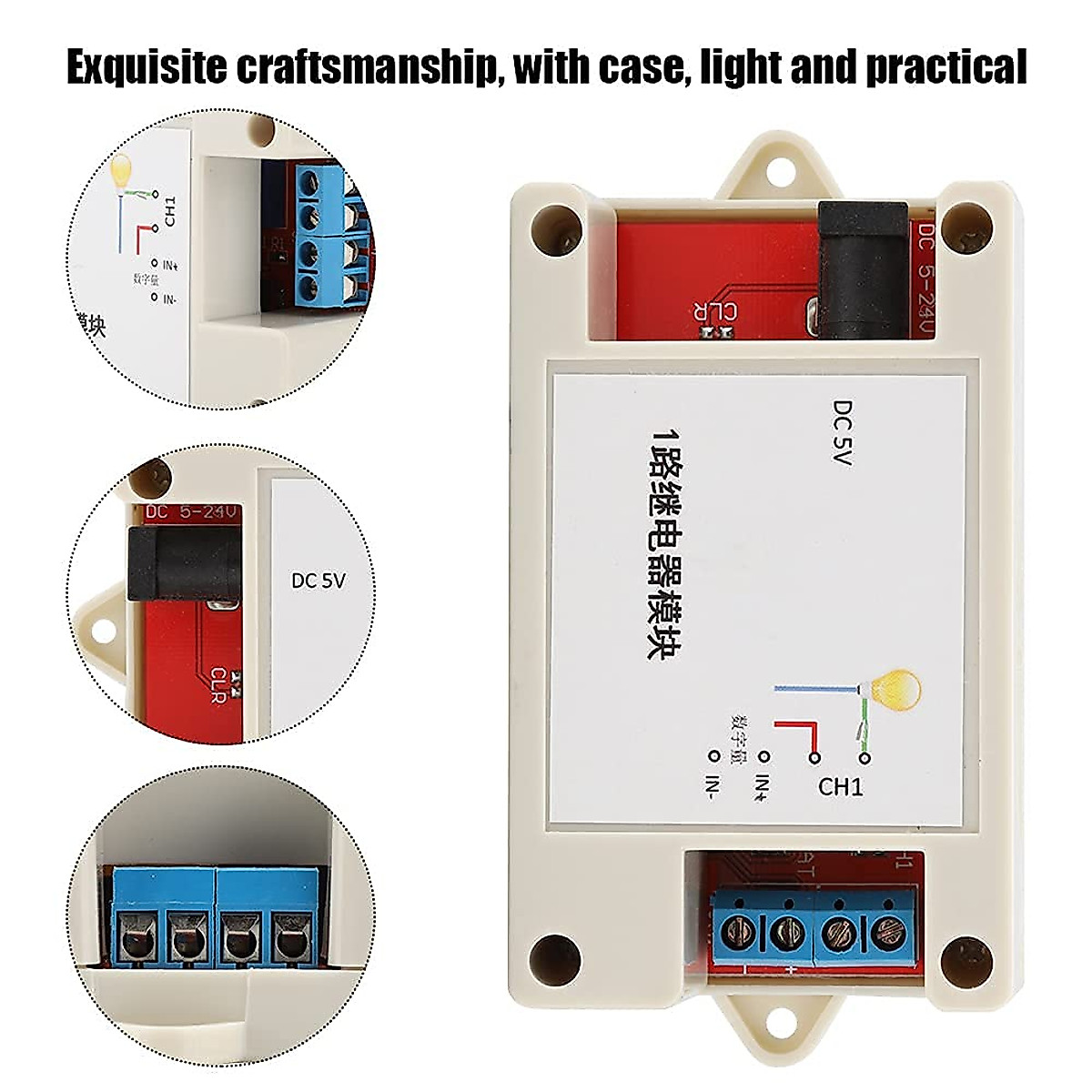 YYQTGG Optocoupler Module, with Abs ESP8266 Channel Relay Relay Module Board Comunicaciones y dispositivos periféricos