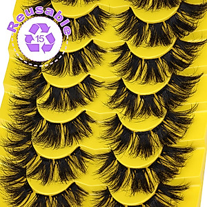 Lash Clusters Fluffy 16-20MM Individual Lashes Dramatic False Eyelashes Cluster 70 Pcs Wispy Natural Looking DIY Fake Lashes Pack by Mavphnee