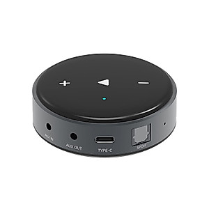 Wiim Mini Airplay 2 Music Streamer, WiFi & Bluetooth Multiroom/Multizone Audio Receiver Within Spotify/Tidal Connect & 192khz/24bit Hi-Res Audio, Works with Siri & Alexa Voice Assistant.
