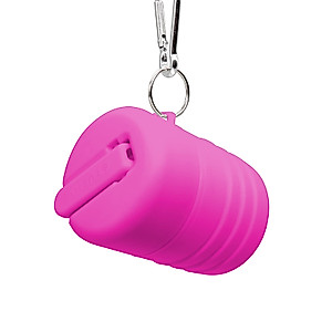 Tushy Travel Bidet: Collapsible & Expandable for Discreet Portability | Refreshing Clean for Home, Camping, Outdoors & Travel (Helps Hemorrhoid Relief, Peri Bottle for Postpartum Care), Fuchsia Friday