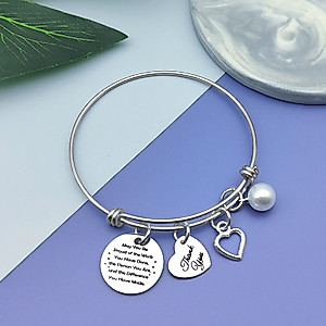 Retirement Gift Thank You Gift Jewelry Bracelet Appreciation Jewelry for Boss Coach Teacher Coworker Leaving Gifts Farewell Gift Goodbye Gift Birthday Christmas Thanksgiving Gift for Manager Leaders