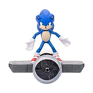 Sonic the Hedgehog Sonic 2 Movie - Sonic Speed RC Vehicle, Blue/ Grey