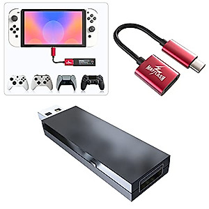 Mayflash Magic-S PRO 2 Wireless Bluetooth Controller USB Adapter for PS4/Switch/Windows/macOS/Raspberry Pi Compatible with Xbox Series X/S Controller/Xbox One Bluetooth/PS5 and More