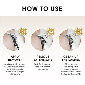 BL Lashes Eyelash Extension Remover, Dissolves Powerful Lash Extensions within 2-3 min, Fast Lash Extension Glue Remover, Low Irritation Cream Remover for Sensitive Skin, Jar Type (20g)