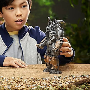 Transformers Toys Rise of The Beasts Movie, Smash Changer Rhinox Converting Action Figure for Ages 6 and up, 9-inch