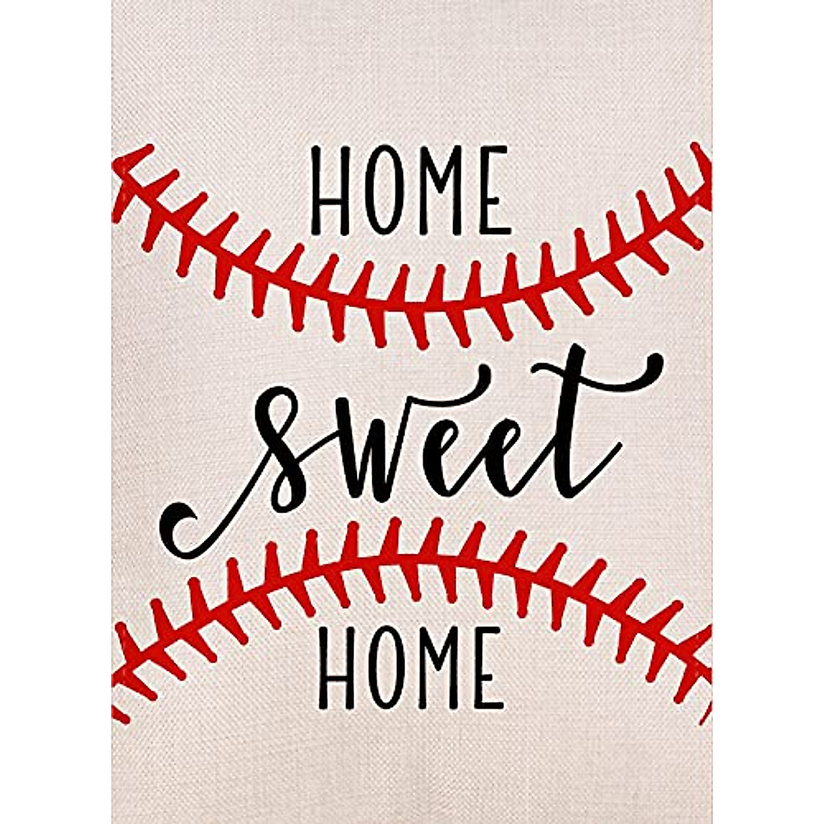 Baseball Garden Flag 12.5 x 18 Inch Vertical Double Sided Home Sweet Home Bat Ball Sport Softball Flag Yard Outdoor Decoration