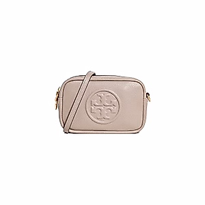 Tory Burch Women's Perry Bombe Mini Bag, Gray Heron, Grey, One Size