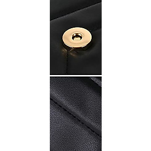 Women’s Leather Tote Handbag Elegant Shoulder Bag Medium Satchel Hobo Crossbody Bag with Adjustable Straps