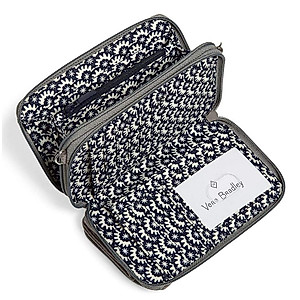 Vera Bradley Iconic RFID All in One Crossbody in Wolf Gray Velvet