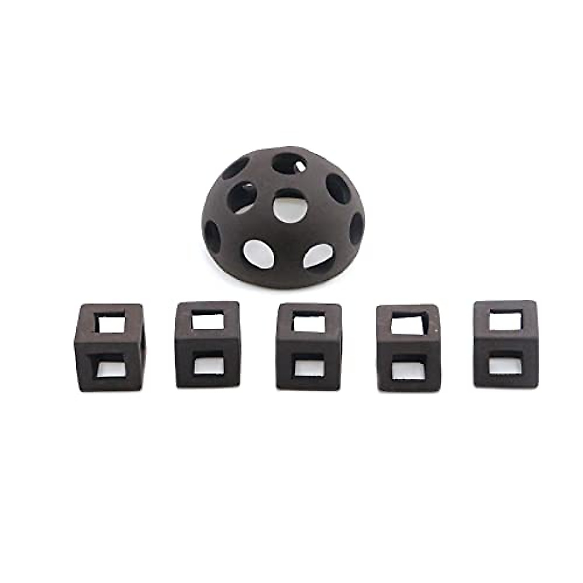 MY MIRONEY 8Pcs Ceramic Shelters Aquarium Ceramic Rock Cave Shelter Shrimp Betta Lizards Hideaway Breeding Cave Cubic Hideout Fish Tank Decor Ornament