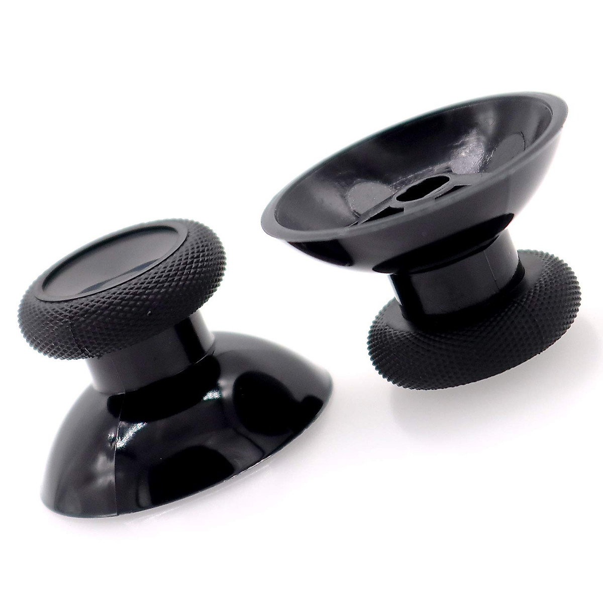 Deal4GO 2 Pack Replacement OEM Concave Analog Thumbsticks Set for Xbox one Controller Rubber Joystick Grips (Grey)