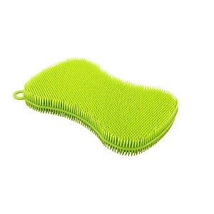 Kuhn Rikon Stay Clean Silicone Scrubber, Green