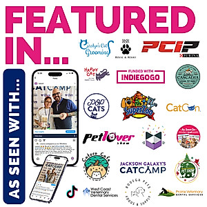 RYERCAT Set of Dual Sided Cat Toothbrushes - Kitten Toothbrush with Micro Head to fit into Kittens Mouth - Cat Dental Care Supplies Pet Toothbrush for Cats (Flamingo Pink and Space Blue)