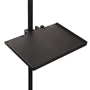 Microphone Stand Tray Mount Clamp on Rod Holders, Microphone Stand Desk with 9.44" X 6.88" for Stage, Music Sheet, Live Streaming, Recording (Stand NOT Included) Wholesale Items for Boutique