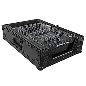 ProX XS-CDBL Flight Case for Pioneer CDJ-3000 DJS-1000 Denon SC6000 PRIME Large Format CD-Media Player Black on Black