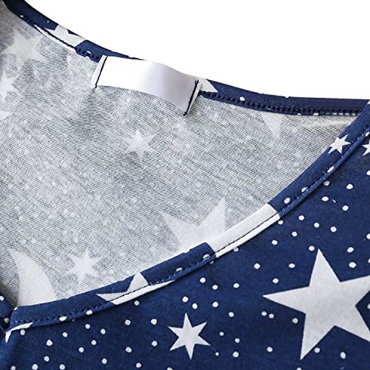 QUCH Womens Pajama Sets Plus Size Sleepwear Tops with Capri Pants Cotton Pajamas Set for Women Soft Comfy Cute Pj SetsSet DarkBlue Star XL