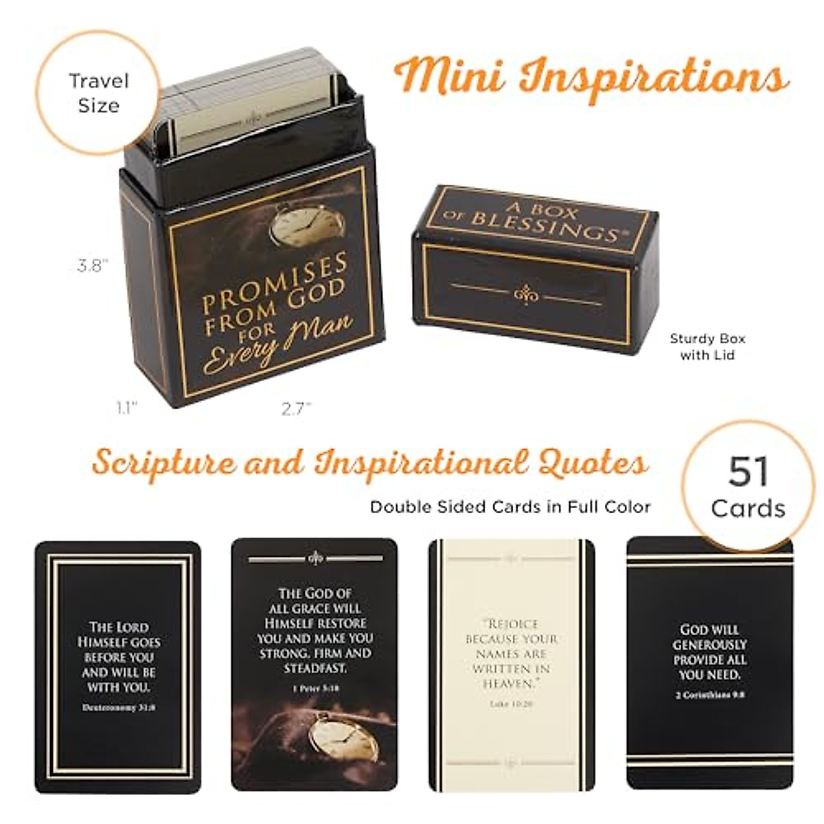 Promises From God For Every Man, Inspirational Scripture Cards to Keep or Share (Boxes of Blessings)