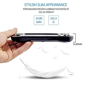 KIII Handheld Game Console , Retro Game Console 4.3 Inch 3000 Classic Games Portable Game Console Support TV Output - Black