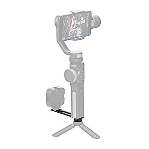 ChromLives Cold Shoe Bracket Extension Bar, Hot Shoe Extension, Microphone Mount with 1/4'' Tripod Screw Compatible with Mirrorless Camera Vlogging Sony A6400 6300 6500 6000 Zhiyun 4 DJI Osmo Pocket